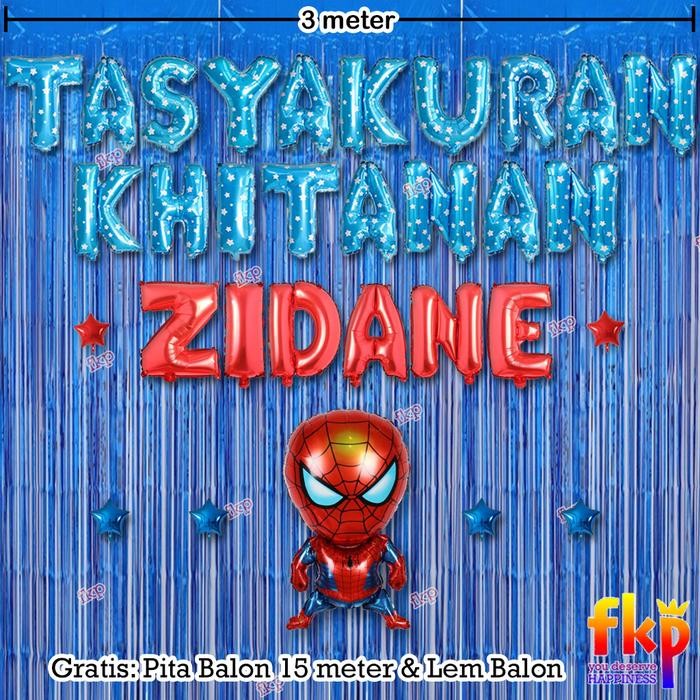 Jual Paket Dekorasi Tasyakuran Khitanan/ Sunatan Dekor Balon Tema ...