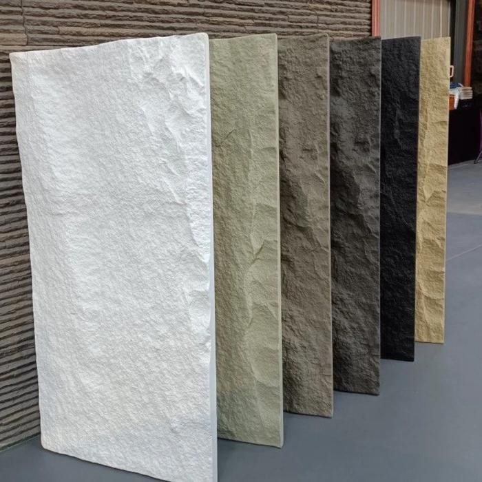 Jual Pu Stone Rock Panel Dinding Motif Batu Alam Ukuran 60Cm X 1.2M X ...