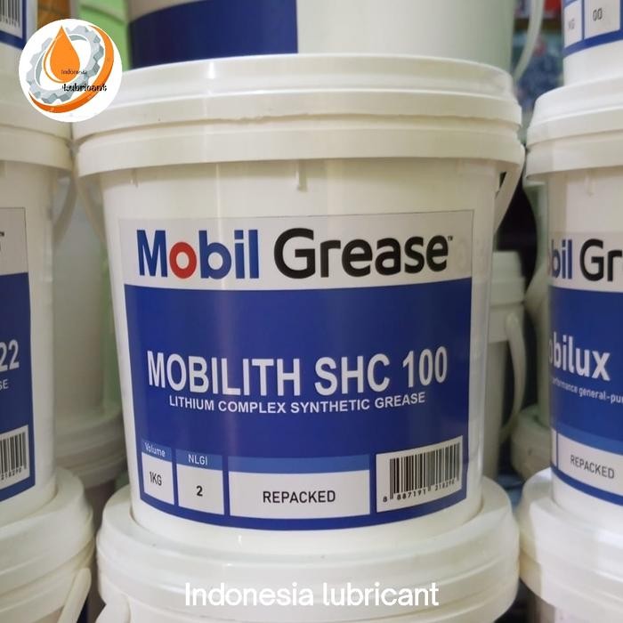 Jual Mobilith SHC 100 Grease Syntetic (NLGI 2) Pail 1kg | Shopee Indonesia
