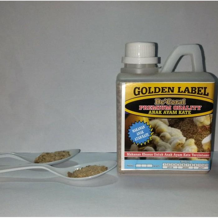 Jual PAKAN ANAK AYAM KATE GOLDEN LABEL MAKANAN ANAK AYAM KATE GOLDEN ...