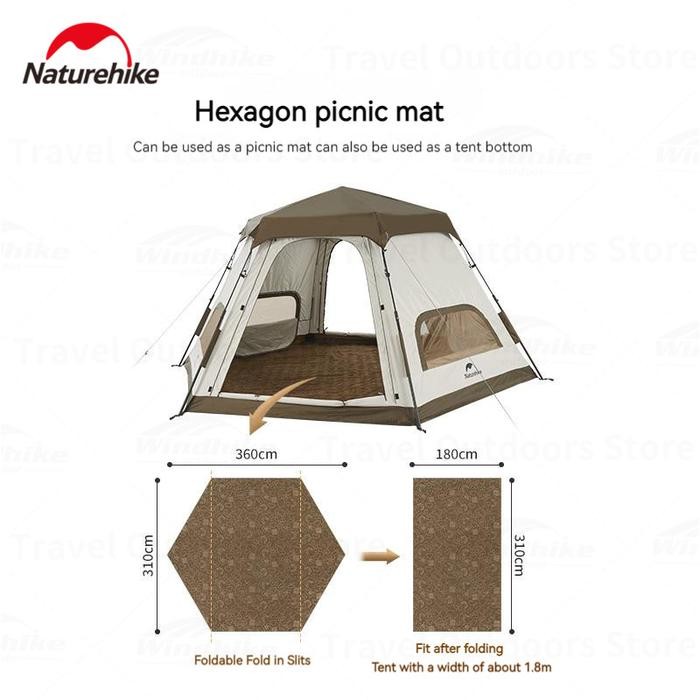 Jual TENDA HAXAGONAL AUTOMATIC NATUREHIKE CNH22ZP007 nature hike kodiak ...