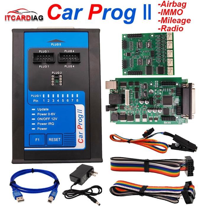 Jual Carprog 2 Car Prog II Full Set ECU Programmer Reset Auto ECU Chip ...