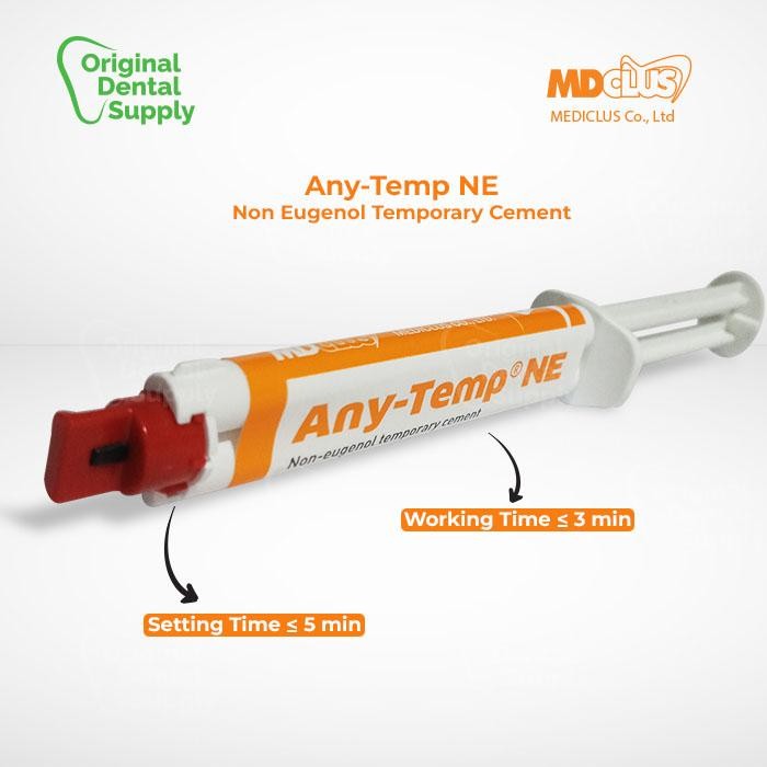 Jual Any-Temp Temporary cement for crown & bridge Non Eugenol Temp Bond ...
