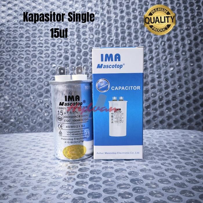 Jual KAPASITOR AC 15UF 1/2 PK PANASONIC DAIKIN SHARP DLL IMA ORIGINAL ...