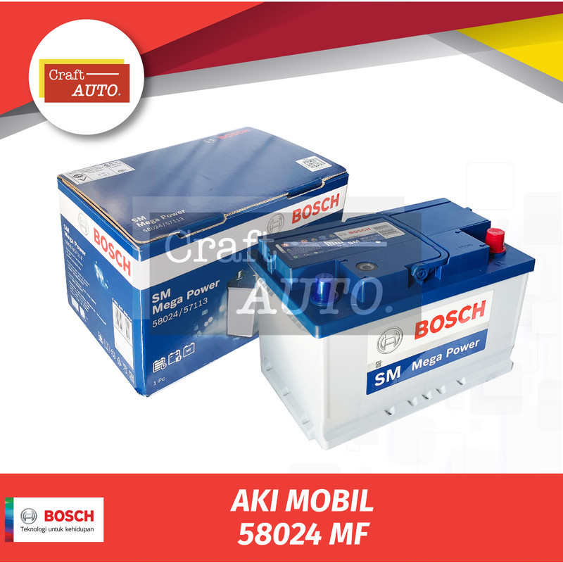 Jual Aki Mobil Mercedes Mercy W124 W202 W203 W204 W212 DIN 80 / 58024 Bosch | Shopee Indonesia