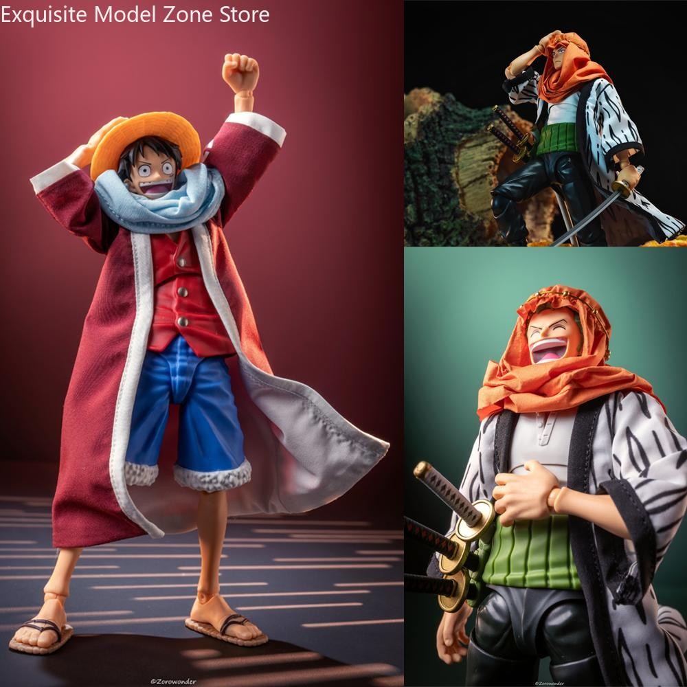 Jual One Piece Shf Anime New Handmade Luffy Zoro Alabasta Coat Hat ...