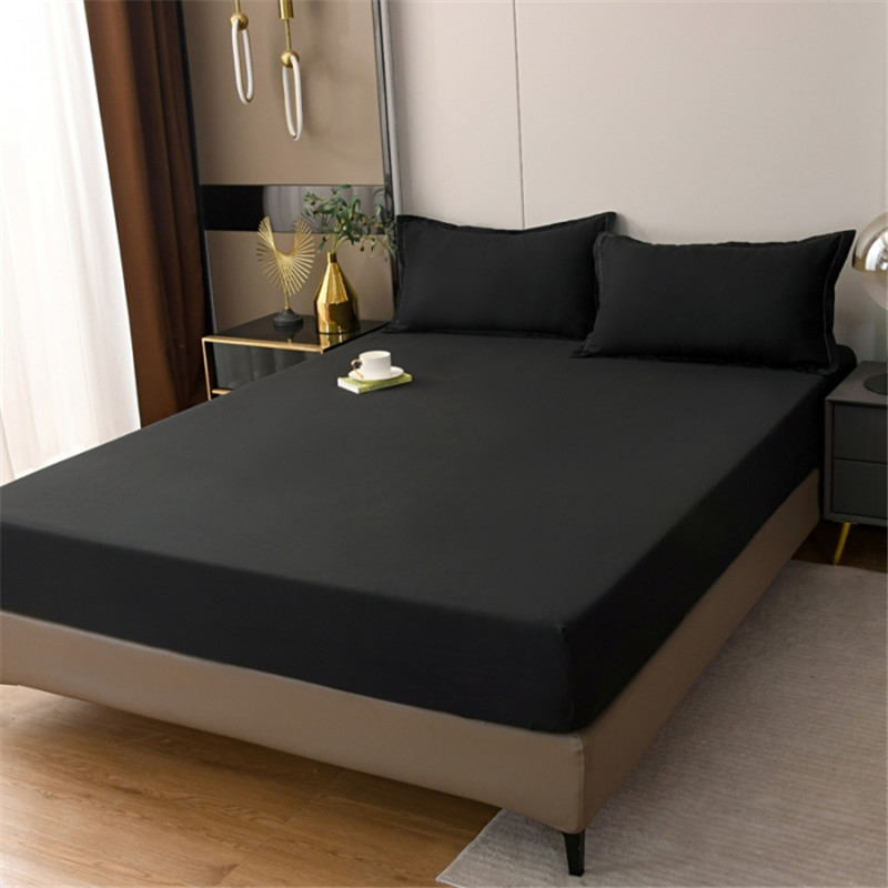 Jual Fitted Sheet Pure Cotton Fit Sheet With Elastic Band Bed Sheet ...