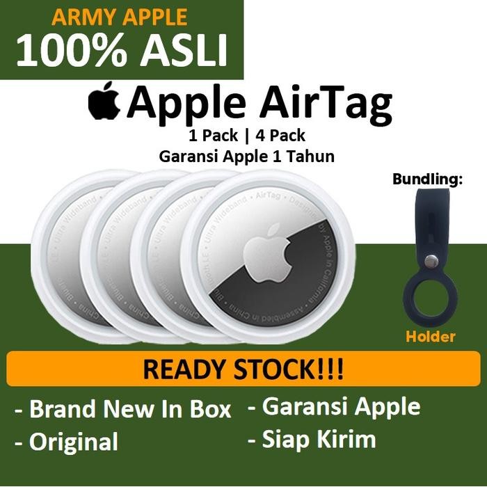 Jual Apple AirTag 2021 Original 1 / 4 Pack for iPhone AirTags Air Tag ...