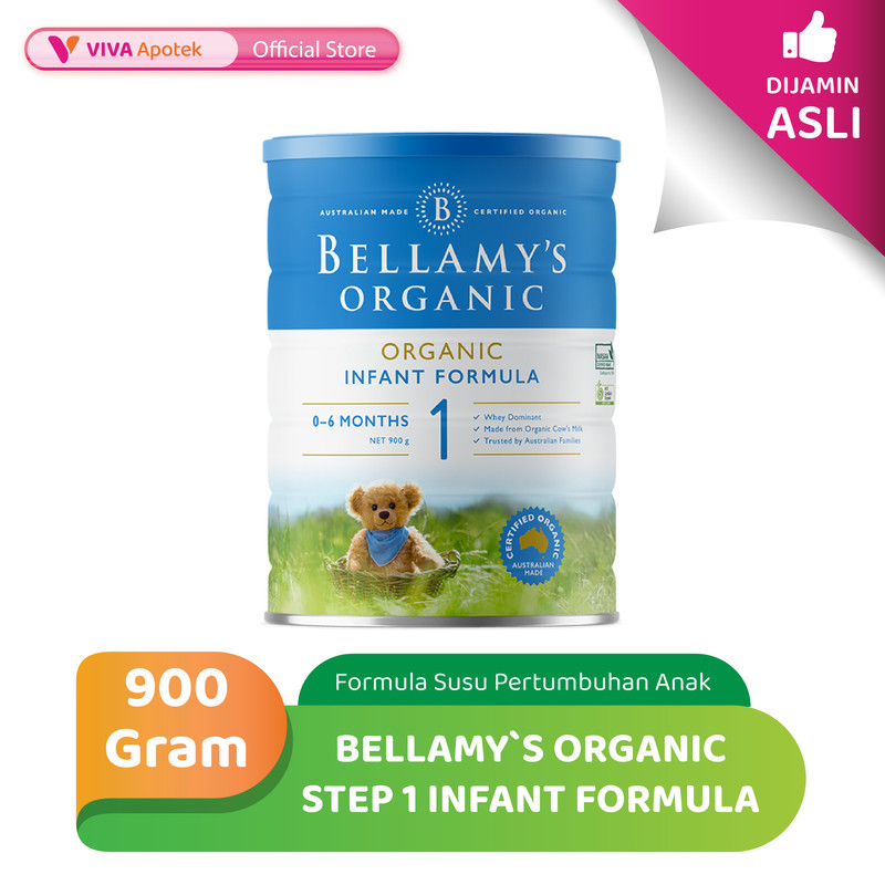 Jual Bellamy`S Organic Step 1 Infant Formula Susu Pertumbuhan Anak (900 ...