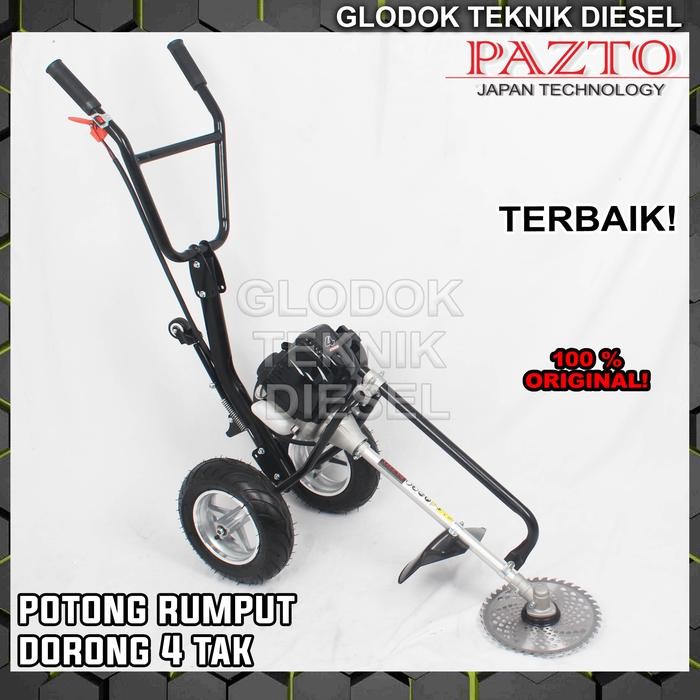 Jual Pazto Mesin Potong Rumput Dorong 4 Tak 435 Bensin Lawn Mower ...