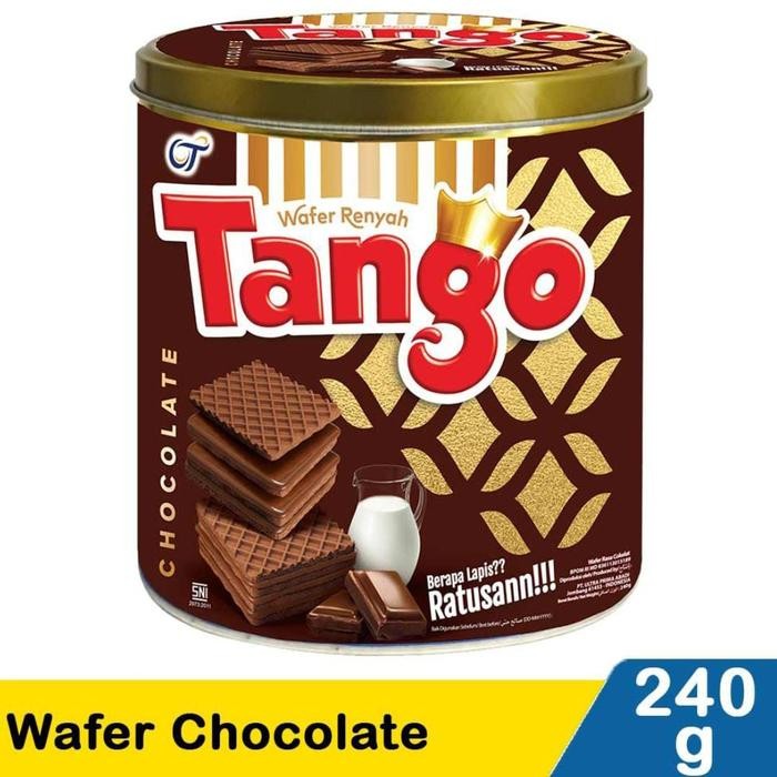 Jual New tango wafer coklat kaleng 290g / wafer tango kaleng | Shopee ...