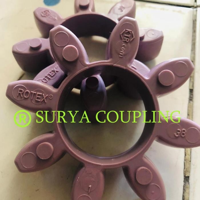 Jual PREMIUM RUBBER/KARET JAW COUPLING 38 SPIDER COUPLING 38 ROTEX ...