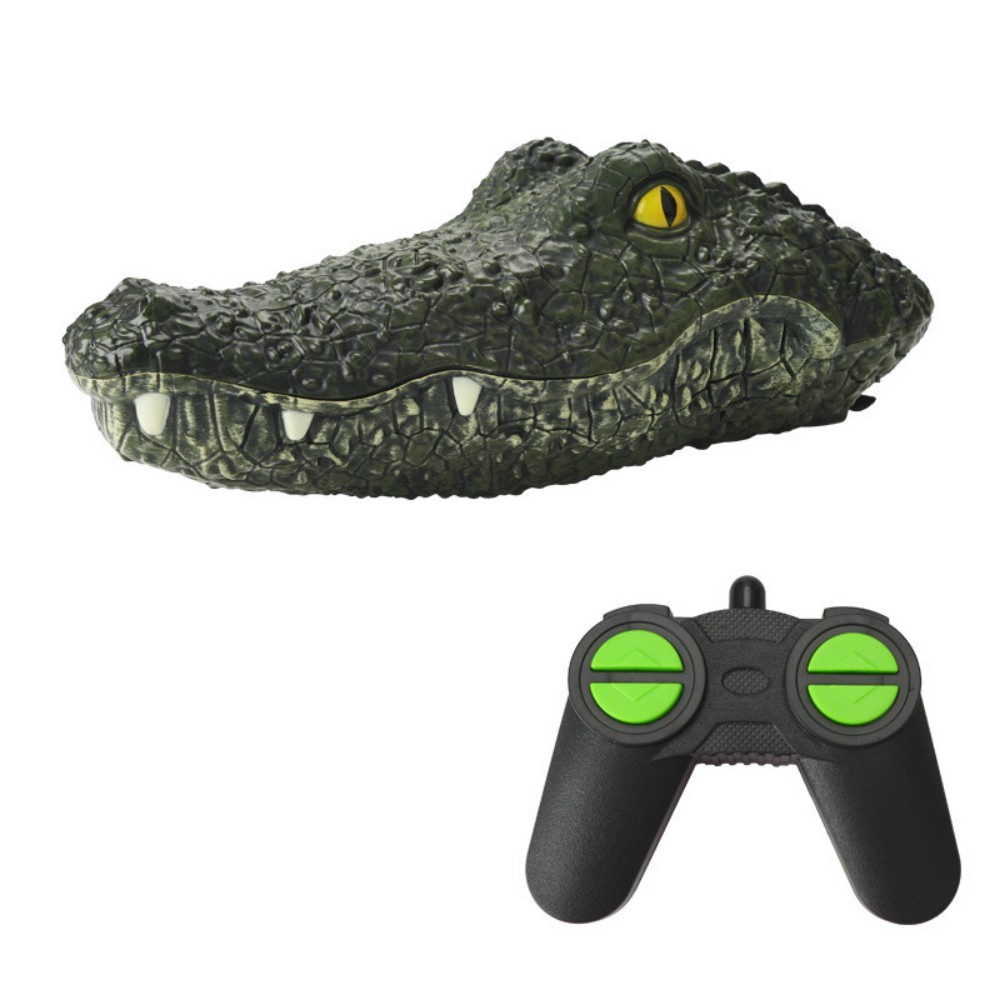 Jual Remote Control Alligator Toy 4H 2.4G RC Boat Perfect for Pranks ...