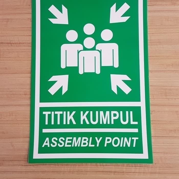 Jual Sign Titik Kumpul Assembly Point Sticker Titik Kumpul | Shopee ...