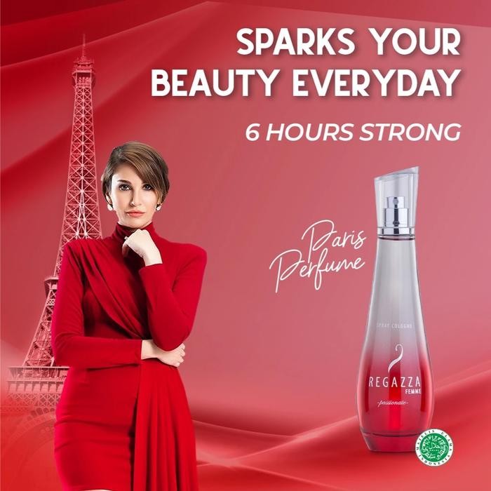 Jual [Allthebest] Regazza Spray Cologne Passionate (Red, 100ml ...