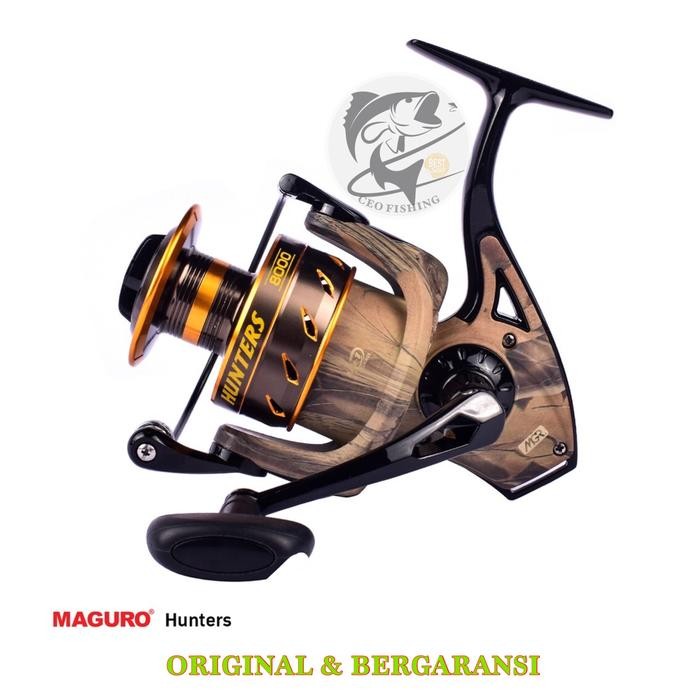 Jual Reel Maguro Hunters Hunter 8000 6000 4000 3000 2000 1000 | Shopee Indonesia