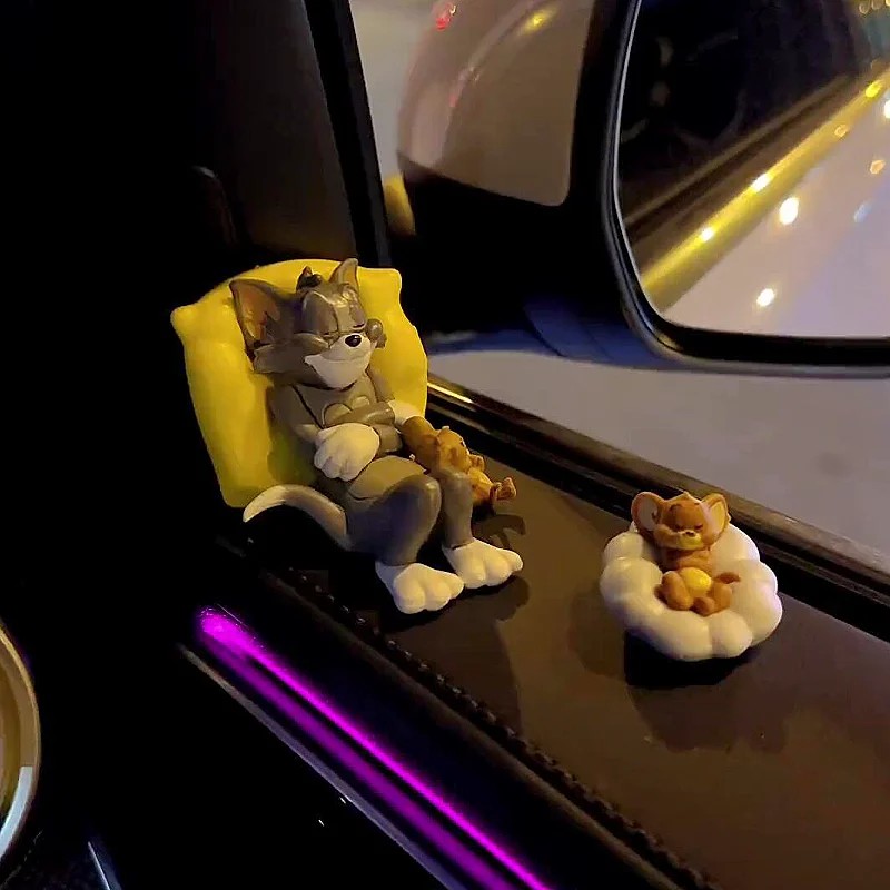 Jual Tom Jerry Car Decor Cute Sleeping Cartoon Figure Dashboard ...