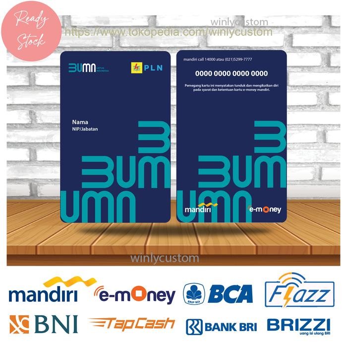Jual E-Money Emoney Etoll ID CARD PLN BRIZZI NEW BUMN BRI - 2 SISI ...