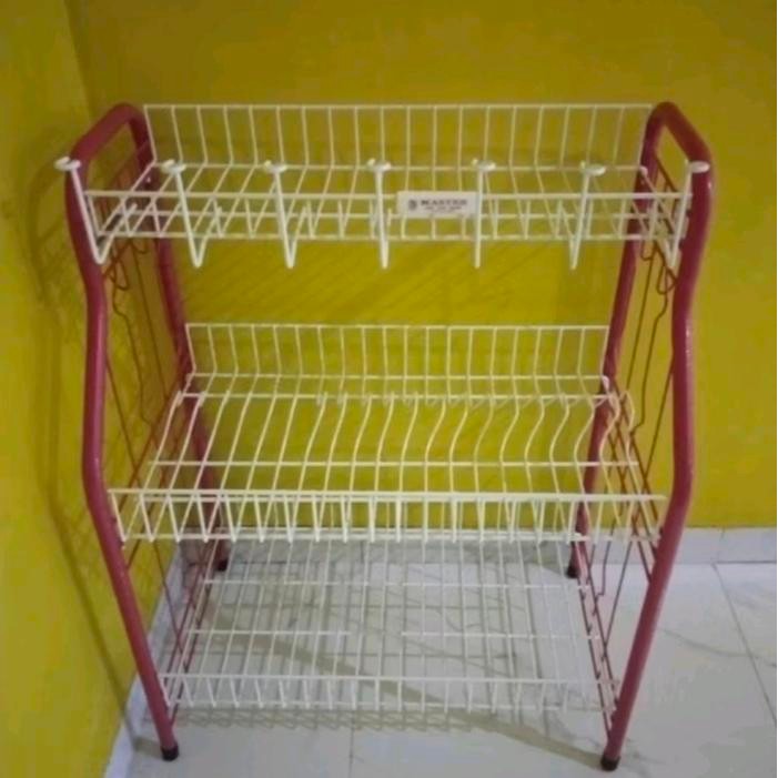 Jual RAK PIRING 3 SUSUN RAK SUSUN MASTER RAK PIRING BESI MASTER ...