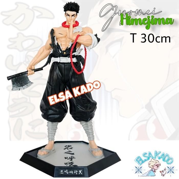 Jual Gyomei Himejima Figure Action Hashira Batu 30Cm Demon Slayer Anime ...