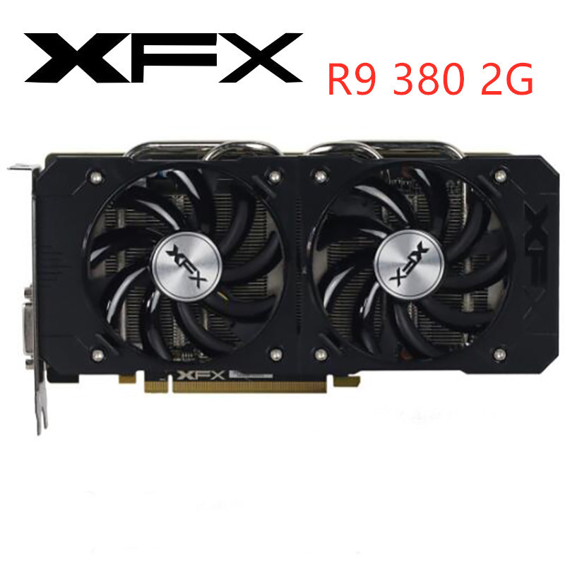 Jual Videocard Used XFX R9 380 2GB Graphics Card For AMD Radeon R9 380X ...