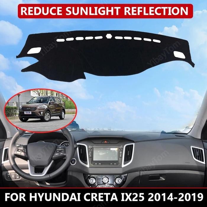 Jual Car Dashboard Cover for Hyundai Creta Ix25 2014-2019 Mat Protector | Shopee Indonesia