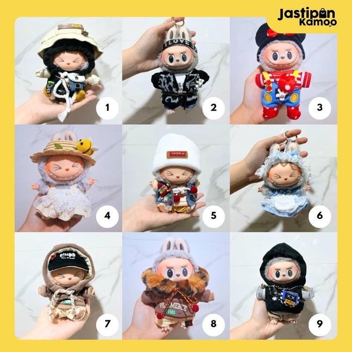 Jual Baju Labubu Popmart 1 Set - 60 Varian Plus Aksesoris Harga Ambyar ...