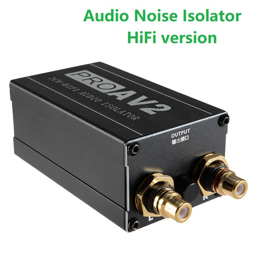 Jual New PRO AV2 2CH HiFi Audio Isolator Ground Loop Audio Isolator ...