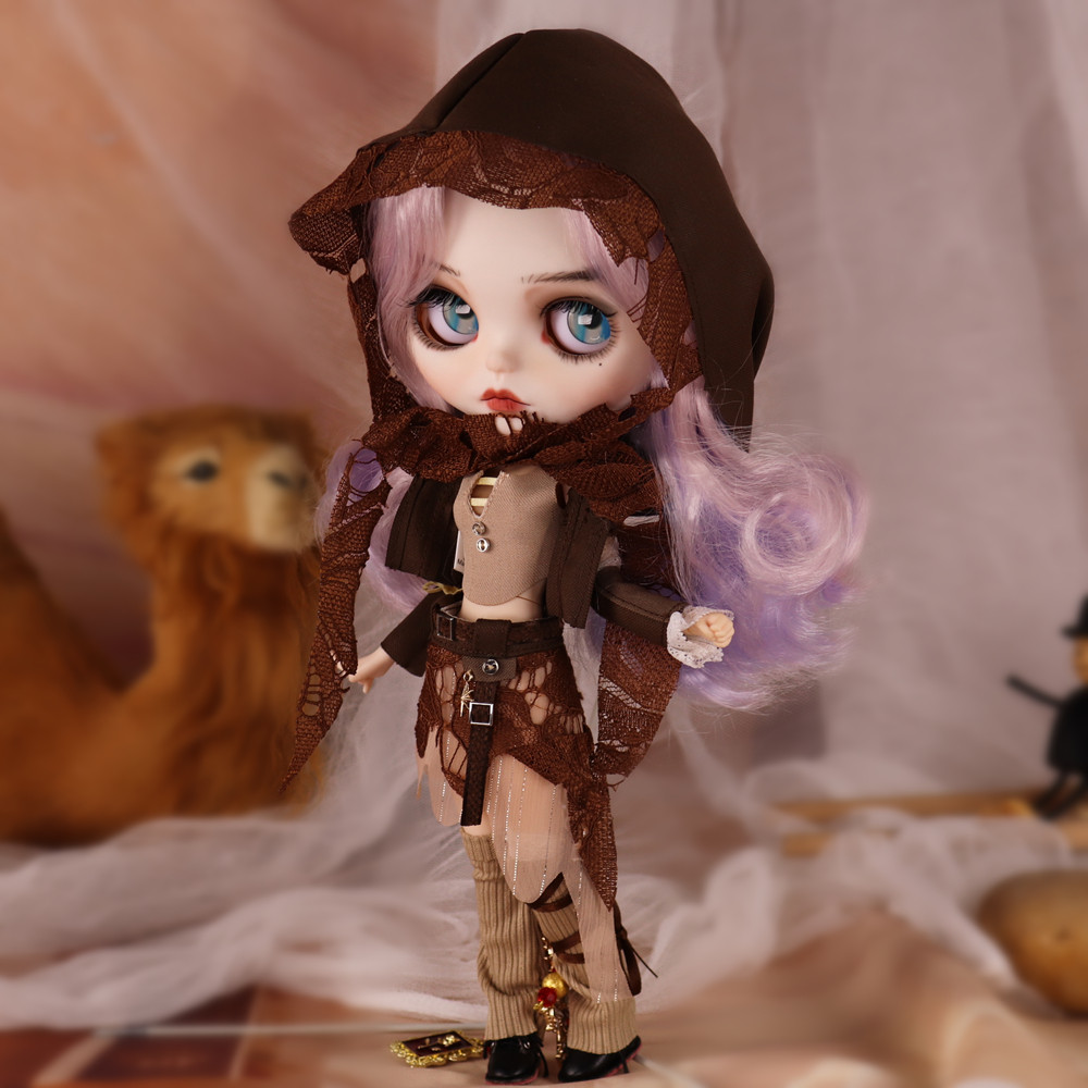Jual Wasteland Punk ICY DBS Blyth Doll Carved Lips Matte Face 1/6 BJD ...