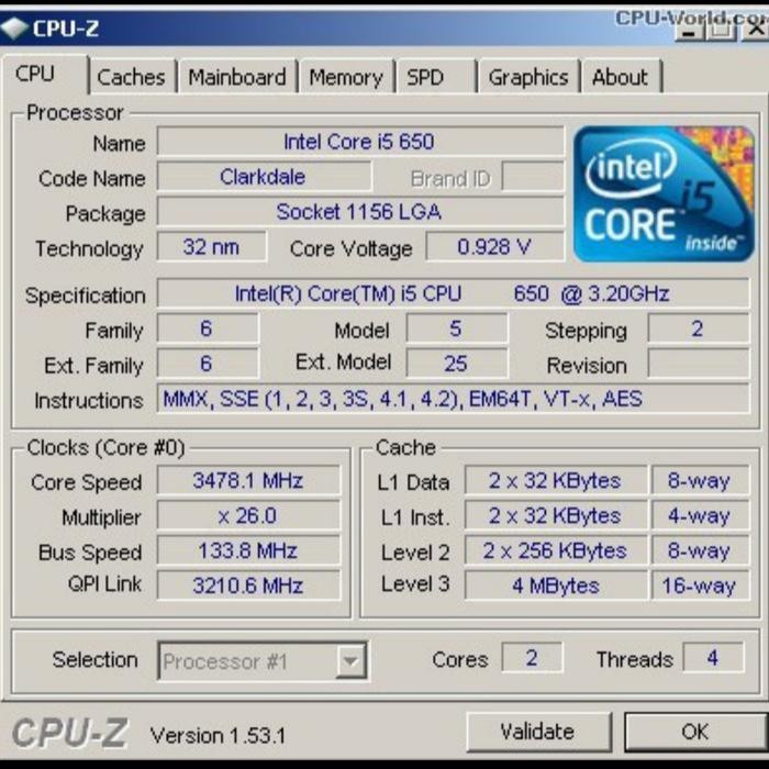 Jual Jual Paket Core i5 Gen 1 - Mainboard H55 - Ram Ddr3 4gb - LGA 1156 ...