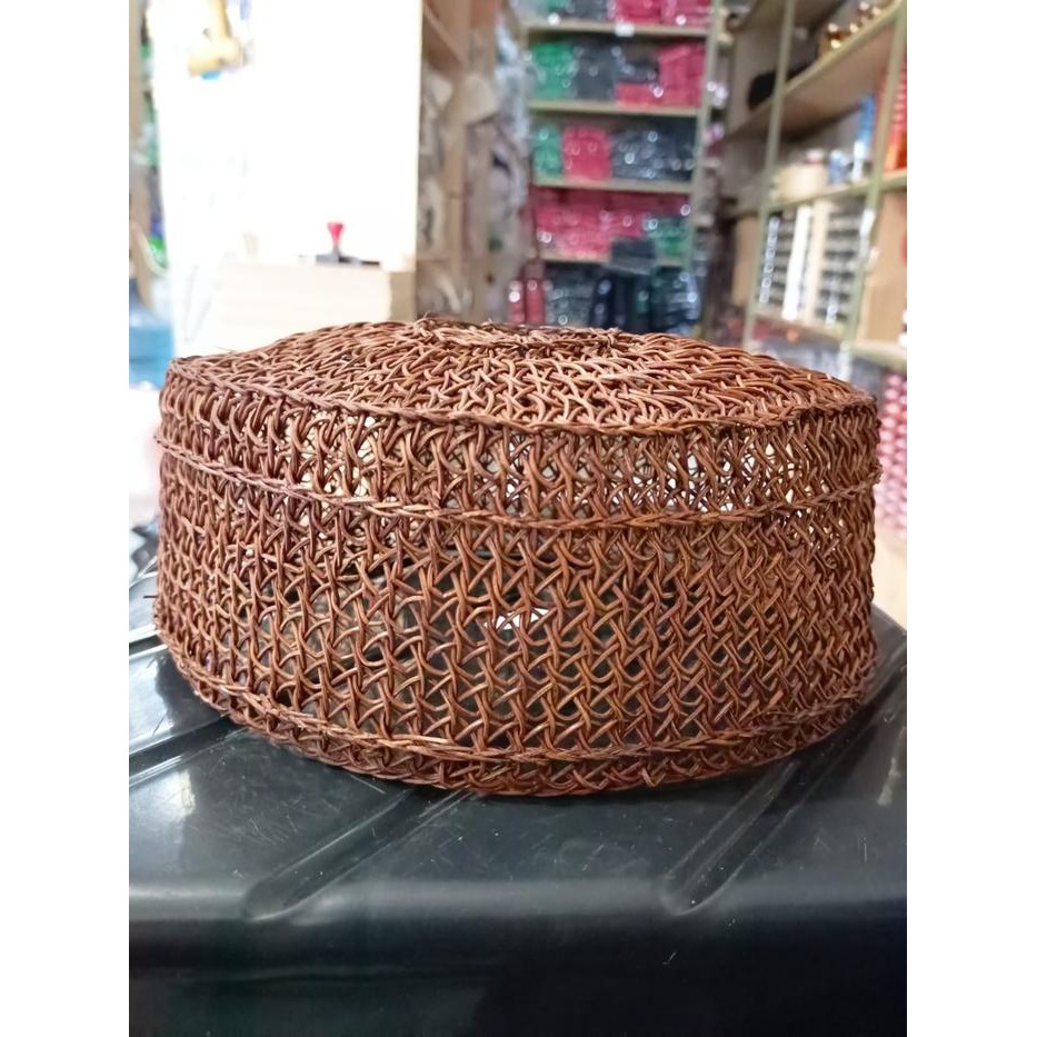 Jual (Allthebest) Peci Rotan Kalimantan / Peci Rotan / Peci Akar Rotan ...
