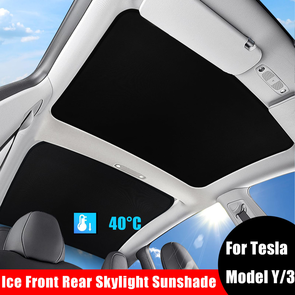 Jual Sunshades For Tesla Model 3 Sunroof Highland 2025 Model Y 2020-25 ...