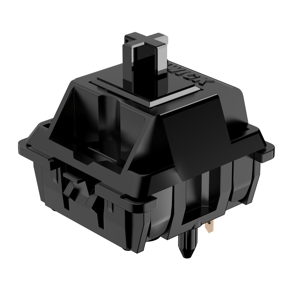 Jual JWK Black Linear Switch 58.5g 63.5g Full Nylon Black Linear Switch ...