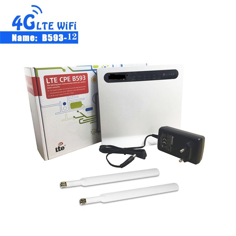 Jual Huawei B593u-12 b593 100Mbps 4G FDD LTE CPE Router LTE 4G 3G ...