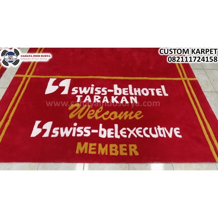 Jual Karpet Custom Lobby Hotel Swiss-Bel Akan Custom Warna & Design ...