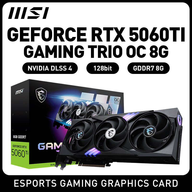 Jual MSI RTX5060Ti 8G 16G GAMING TRIO OC Gaming Graphics Card 5060ti ...