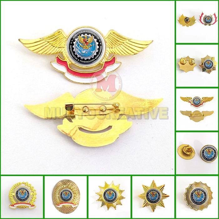 Jual Pin Bros Wing Logo Kementerian Koordinator Bidang Infrastruktur ...