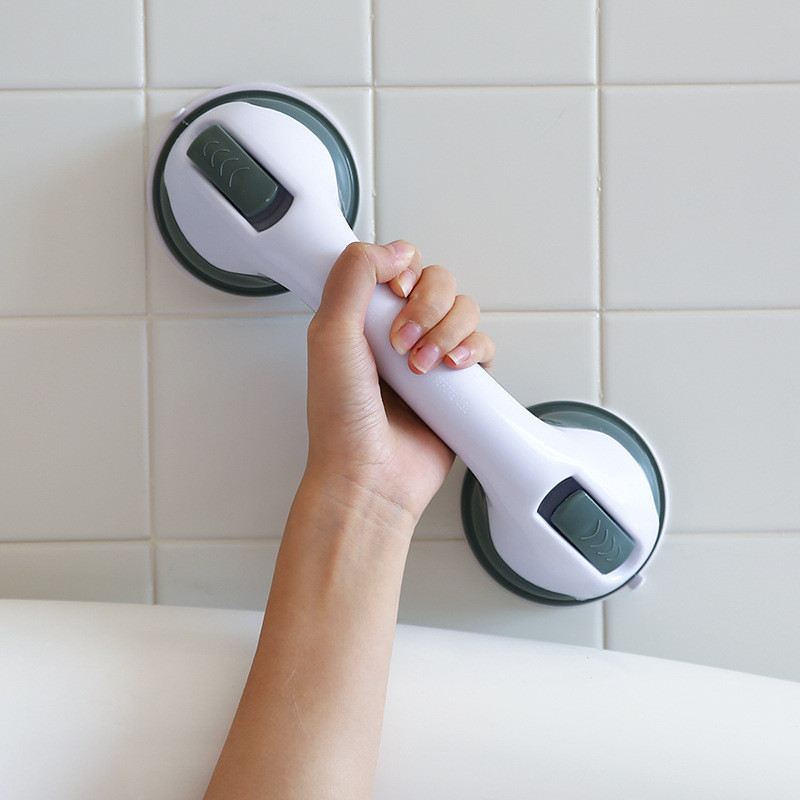 Jual Shower Handle With Strong Sucker Hand Grip Handrail Grab Shower ...