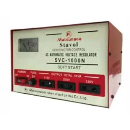 Jual Stabilizer matsunaga stavol 1000va 1000v 1000 va 500w 500 watt svc ...