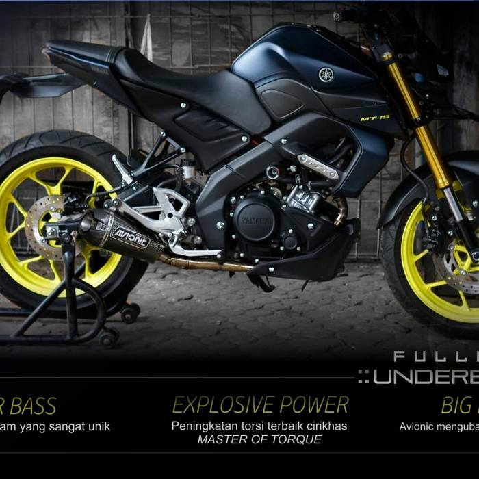 Jual Avionic Full Carbon _ Knalpot Yamaha Mt15 (Fullsystem) | Shopee ...