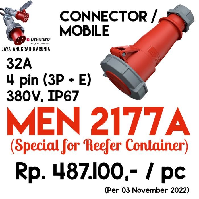 Jual Mennekes 2177A (Connector For Reefer Container) | Shopee Indonesia