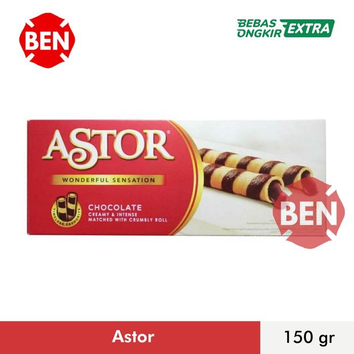 Jual ASTOR WAFER STICK CHOCOLATE 150G 150GR 150 G GR COKLAT MAYORA ...