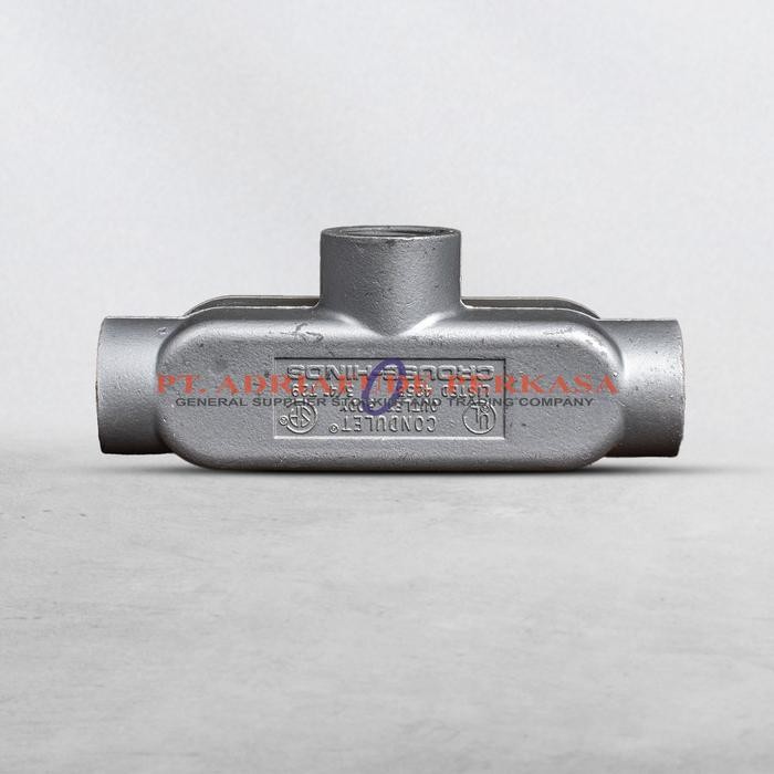 Jual Paling Berkualitas Condulet Conduit Outlet Body Tee 3/4" Alumunium ...