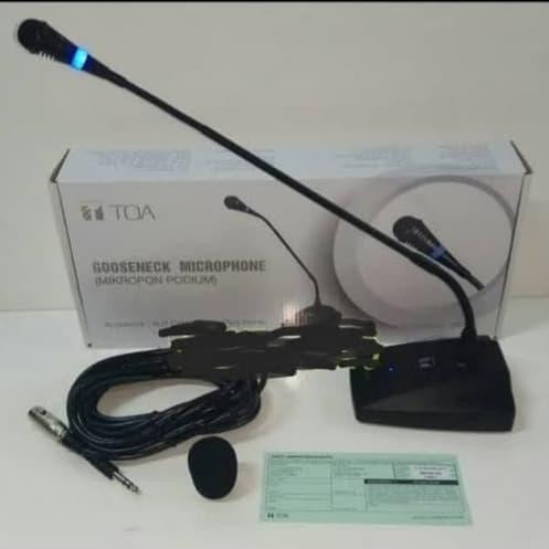 Jual MIKROFON TOA MIC MEJA PODIUM /CONDENSER GOOSENECK TOA ZM380AS ...