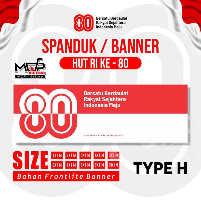 Jual (Allthebest) SPANDUK HUT RI 3X1 METER KEMERDEKAAN AGUSTUSAN BANNER ...