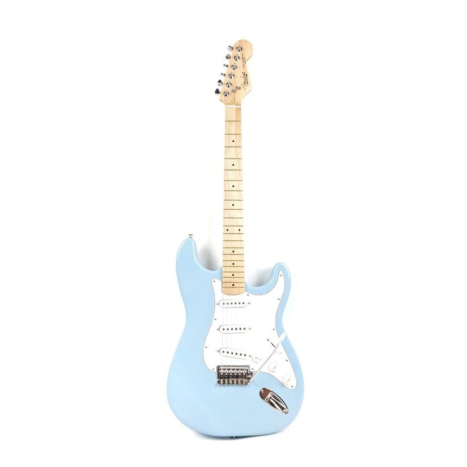 Jual Gitar Elektrik Fender StratoCaster Blue Ocean Bonus Tas Kabel Jack ...
