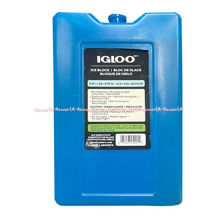 Jual Igloo Maxcold 14Cm Ice Glace Ice Block Iglo Blue Ice Large Gel ...