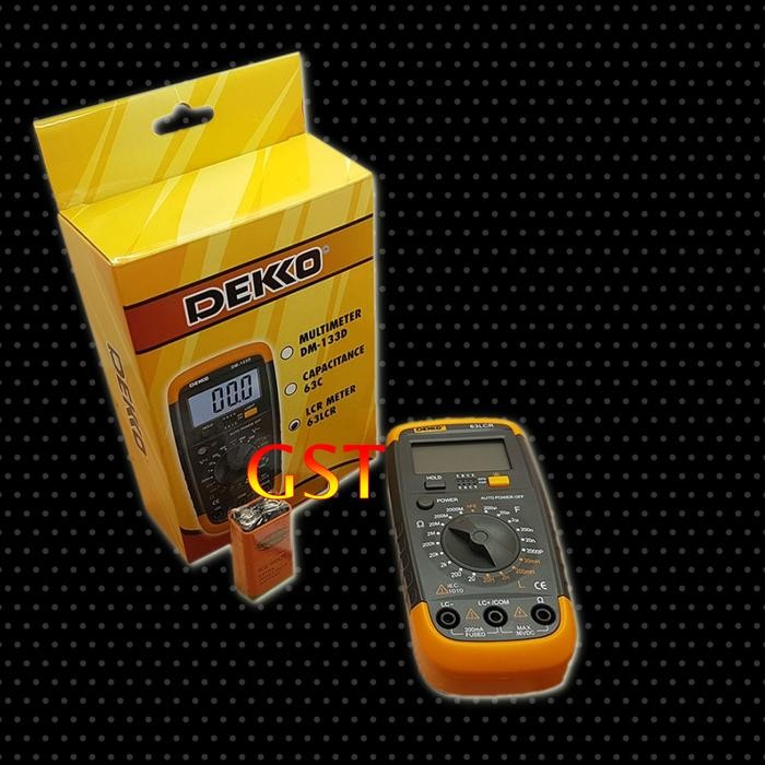 Jual DEKKO 63LCR ALAT UKUR LILITAN KAPASITOR INDUKTOR AVO METER LCR ...