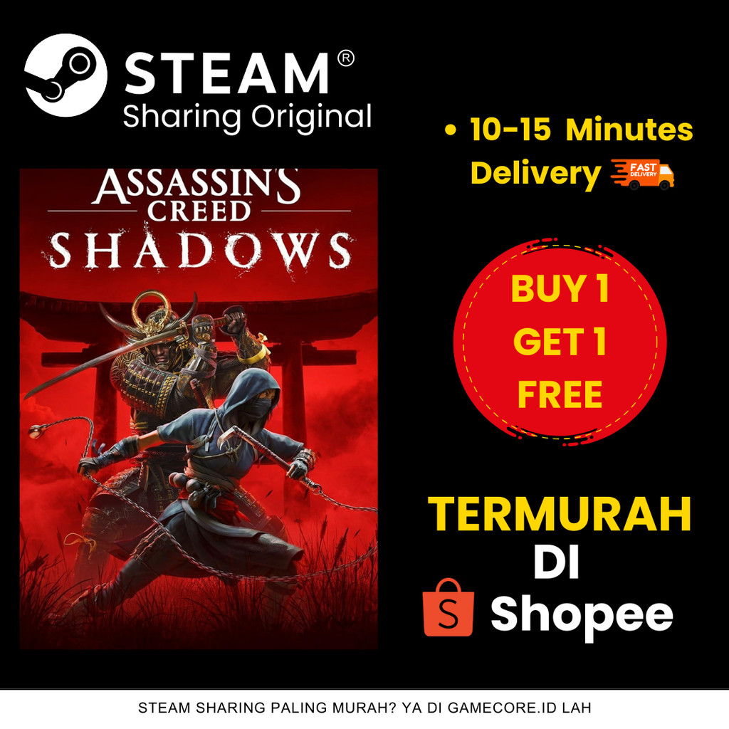 Jual Assassins Creed Shadows Ultimate/Deluxe Edition PC ORIGINAL ...