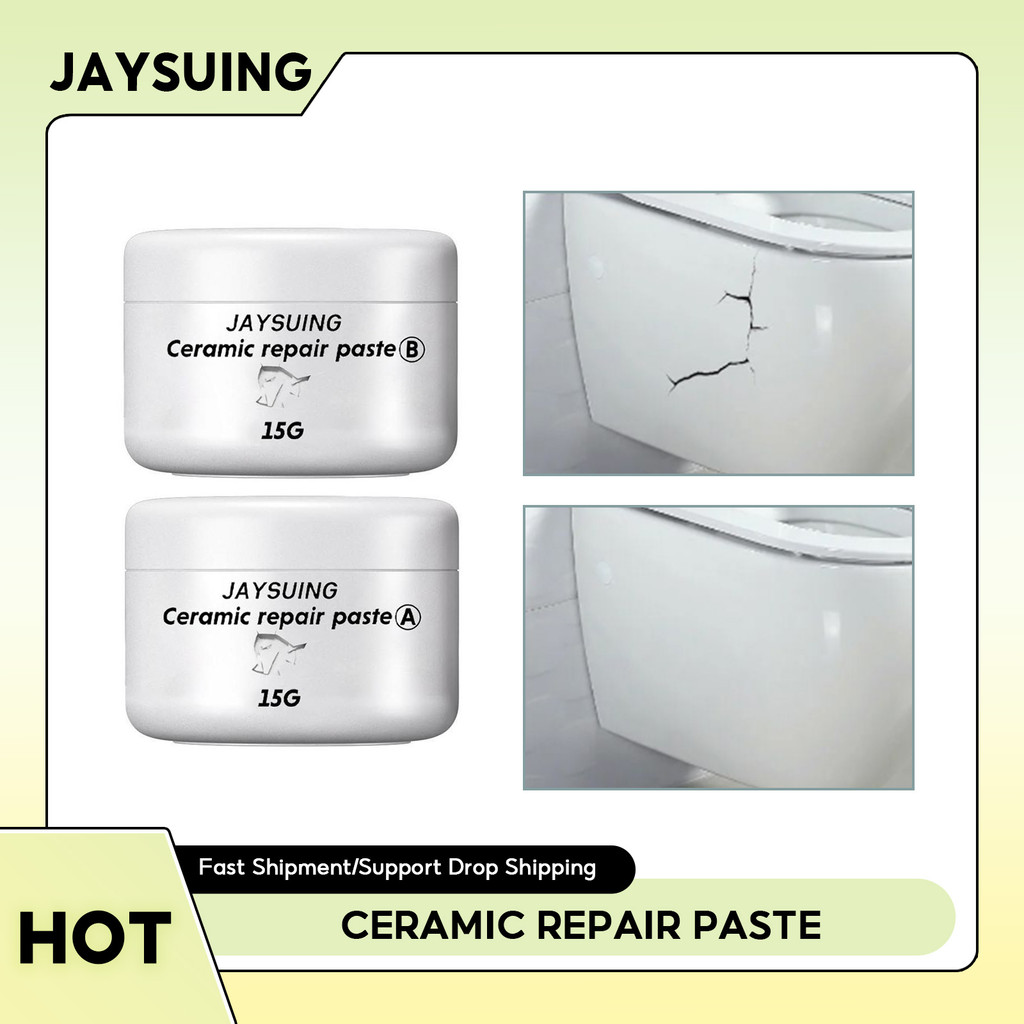 Jual Ceramic Repair Paste Tub Tile Shower Repair Kit AB Glue White ...
